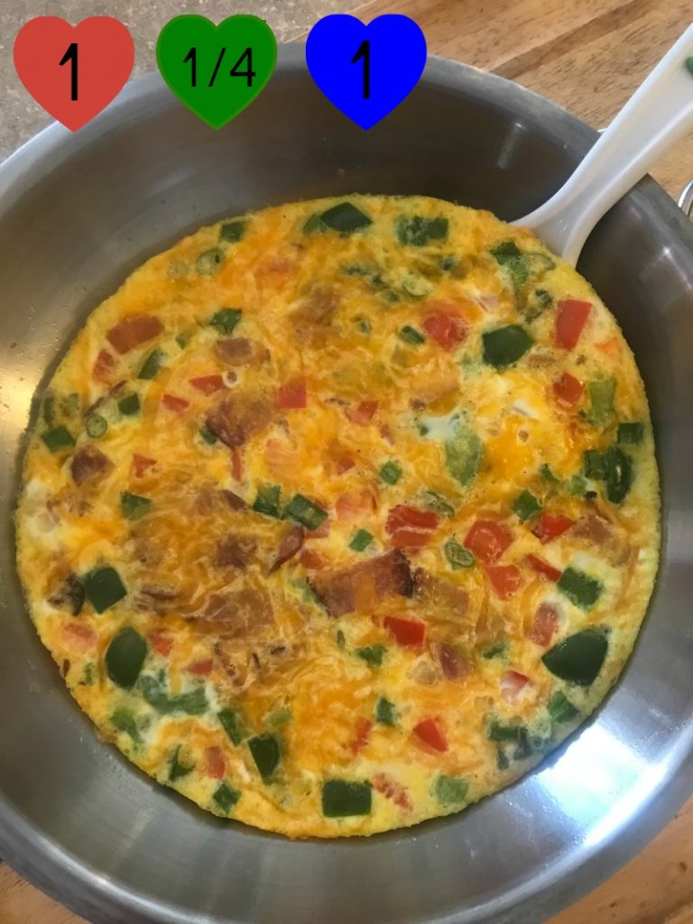 Crustless Bacon and Vegetable Frittata - Momma's Meals
